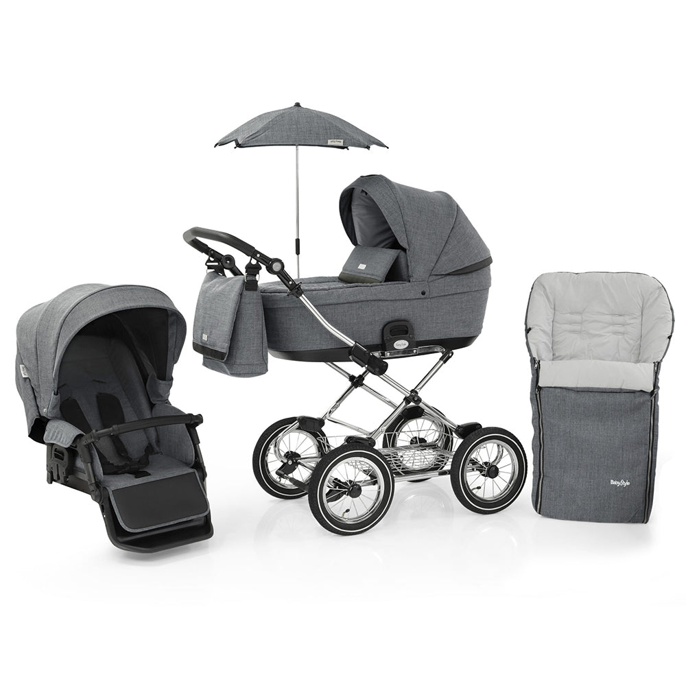 Babystyle Prestige 3 Pram Bundle - Classic Chassis – DeWaldens Pram Centre