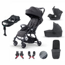 MiniUno Touchfold Travel System Bundle - Black Herringbone – DeWaldens ...